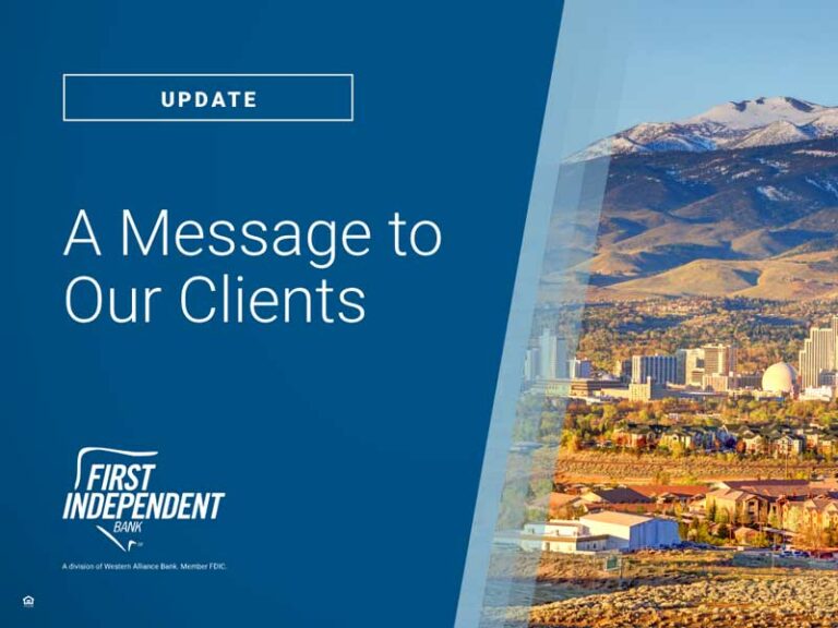 FIRST INDEPENDENT BANK OF NV - USA Bank Branches